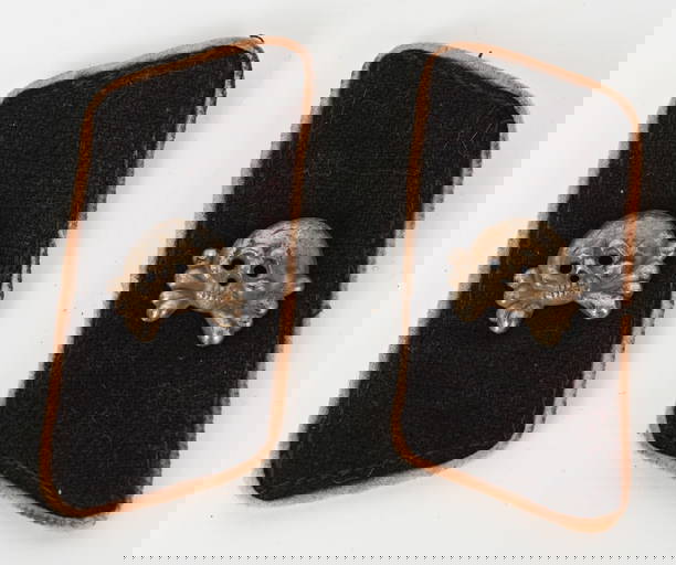 Ww2 Nazi Panzer Herman Göring Division Collar Tabs