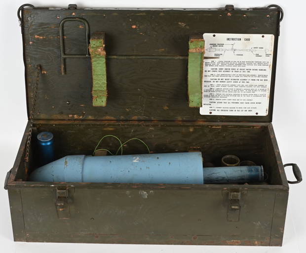 Bangalore Torpedo Rocket Propelled Cased Round