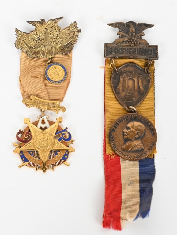 Civil War Gar Representative Badge 1900 1928 Lot Auction