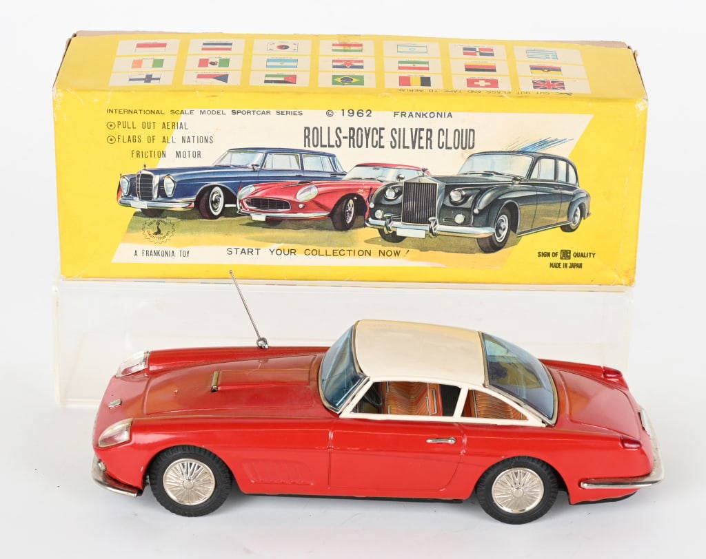 Japan Tin Friction Ferrari Super America W/ Box Auction