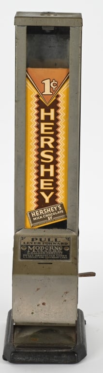 1c Hershey Chocolate Bar Vending Machine Auction