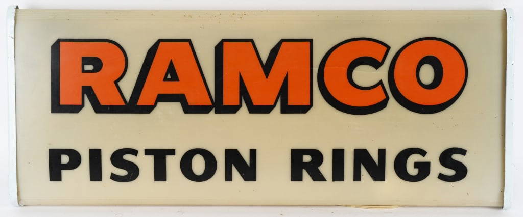 Ramco Piston Rings Lightup Sign Auction