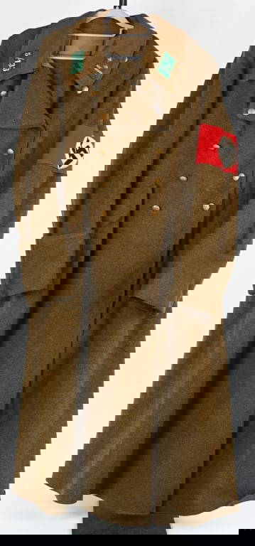 Wwii Nazi German Sa Nordmark 5/133 Overcoat Ww2 Auction