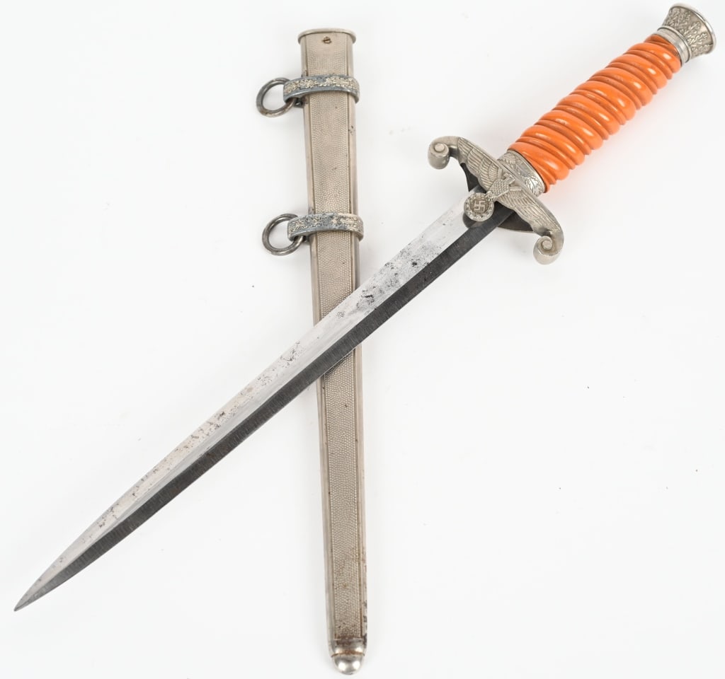 Wwii Nazi German Army Officers Dagger Ww2 Auction