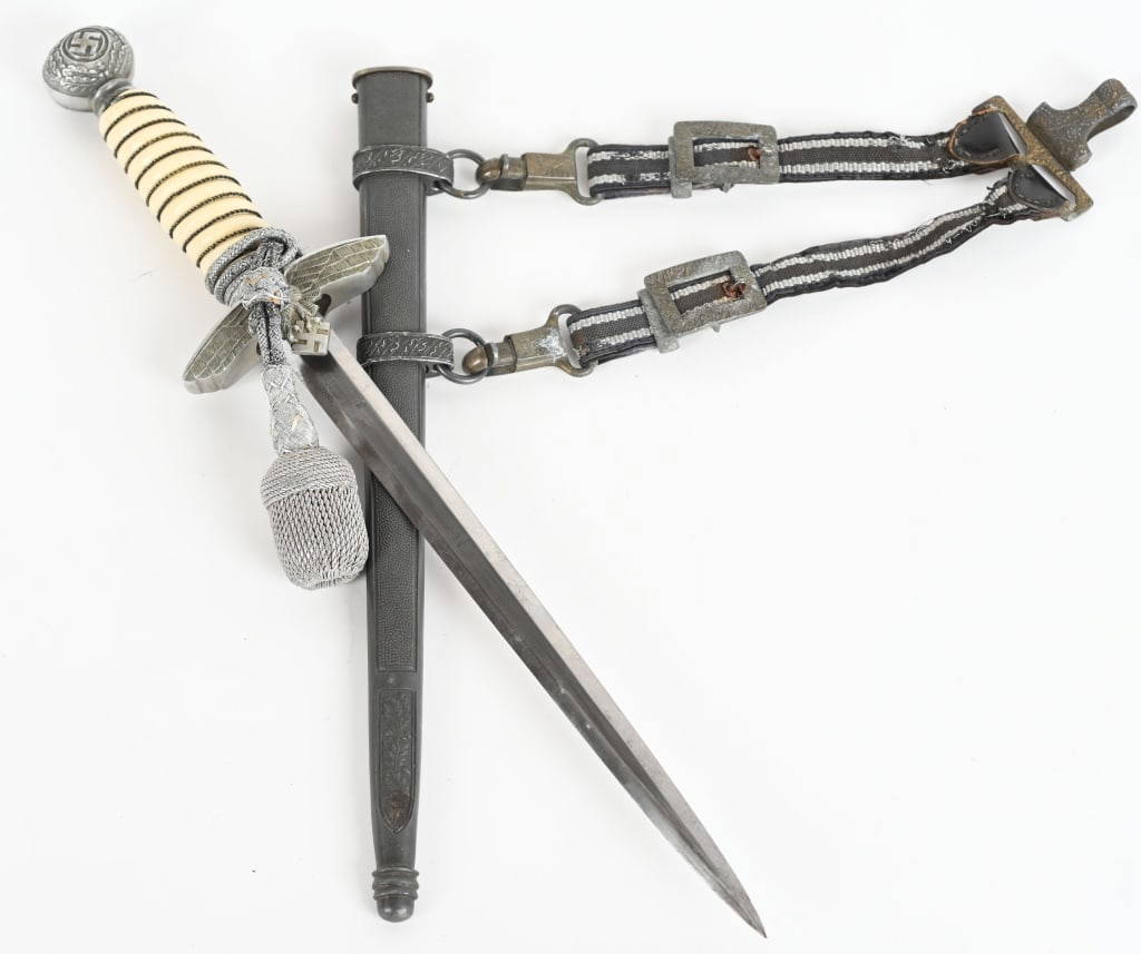 Wwii Nazi German Luftwaffe Dagger Hangers Ww2 Auction