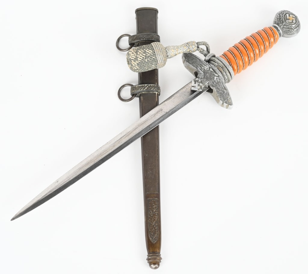Wwii Nazi German Luftwaffe Officers Dagger Ww2 Auction