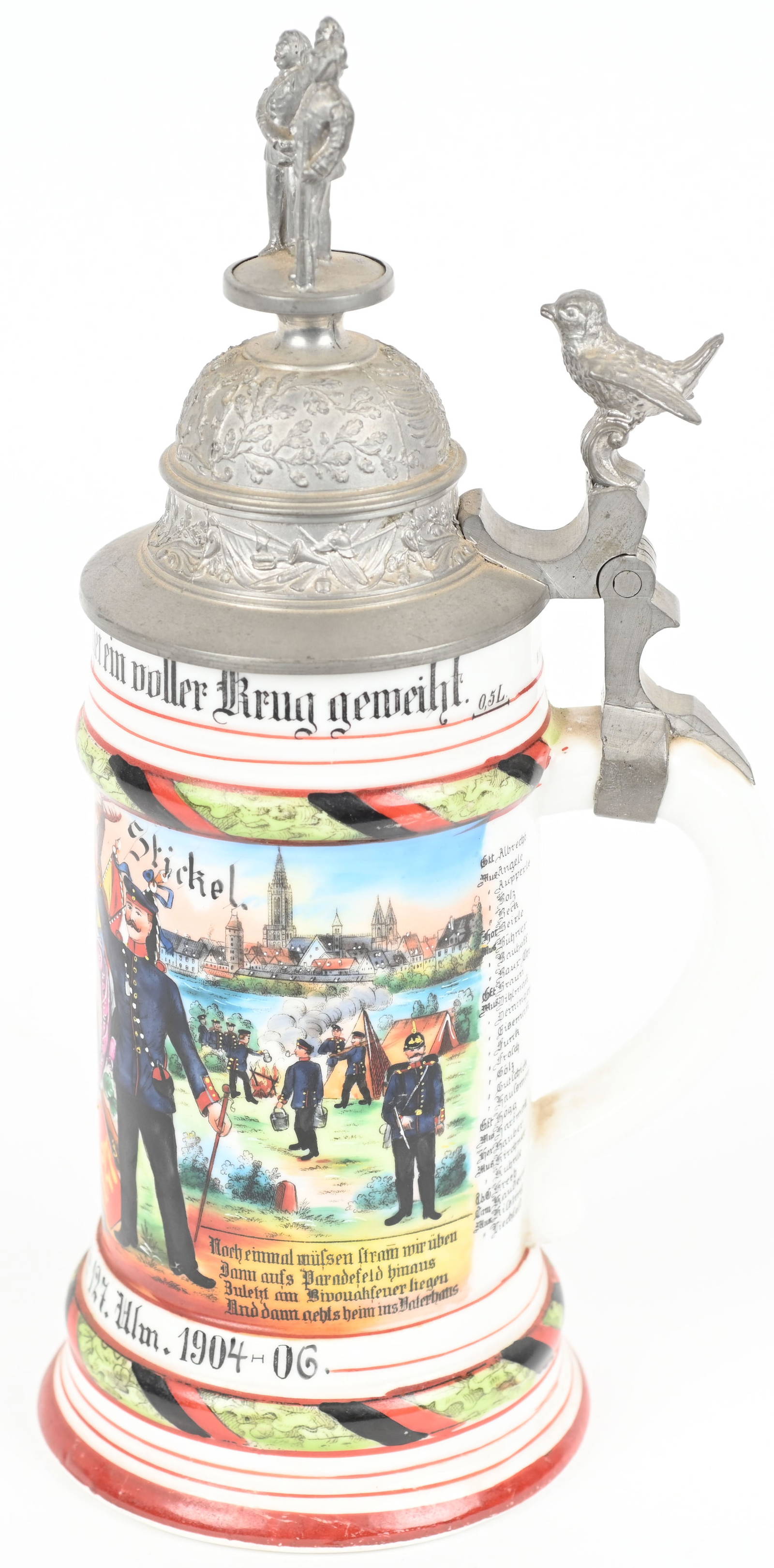 Imperial German 9th Wurttemburg Regimental Stein Auction