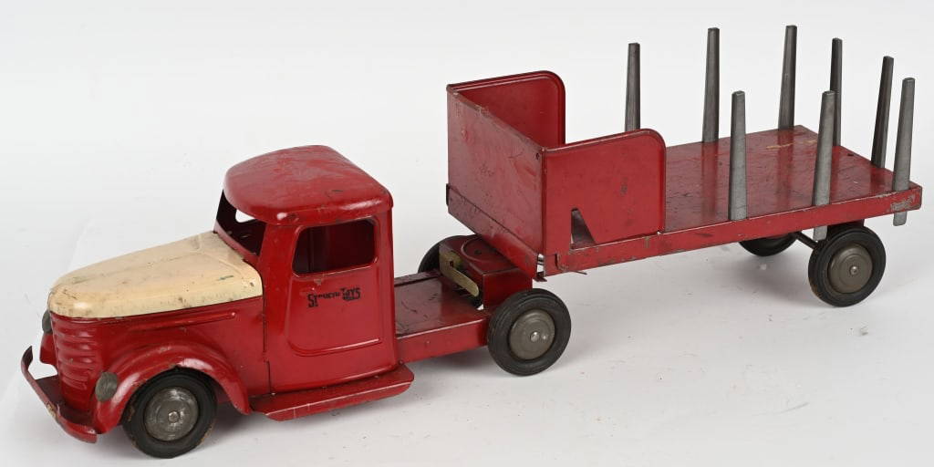 Structo Pressed Steel Truck & Stake Trailer Auction