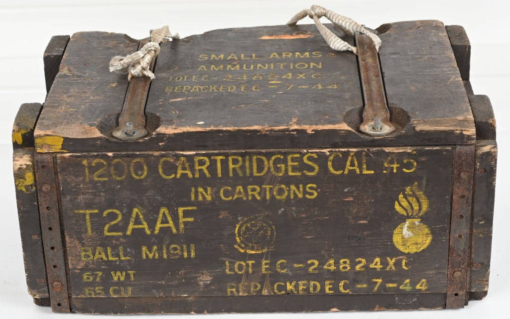 1200 Rounds Sealed Ww2 .45 Acp Ball M1911 Auction