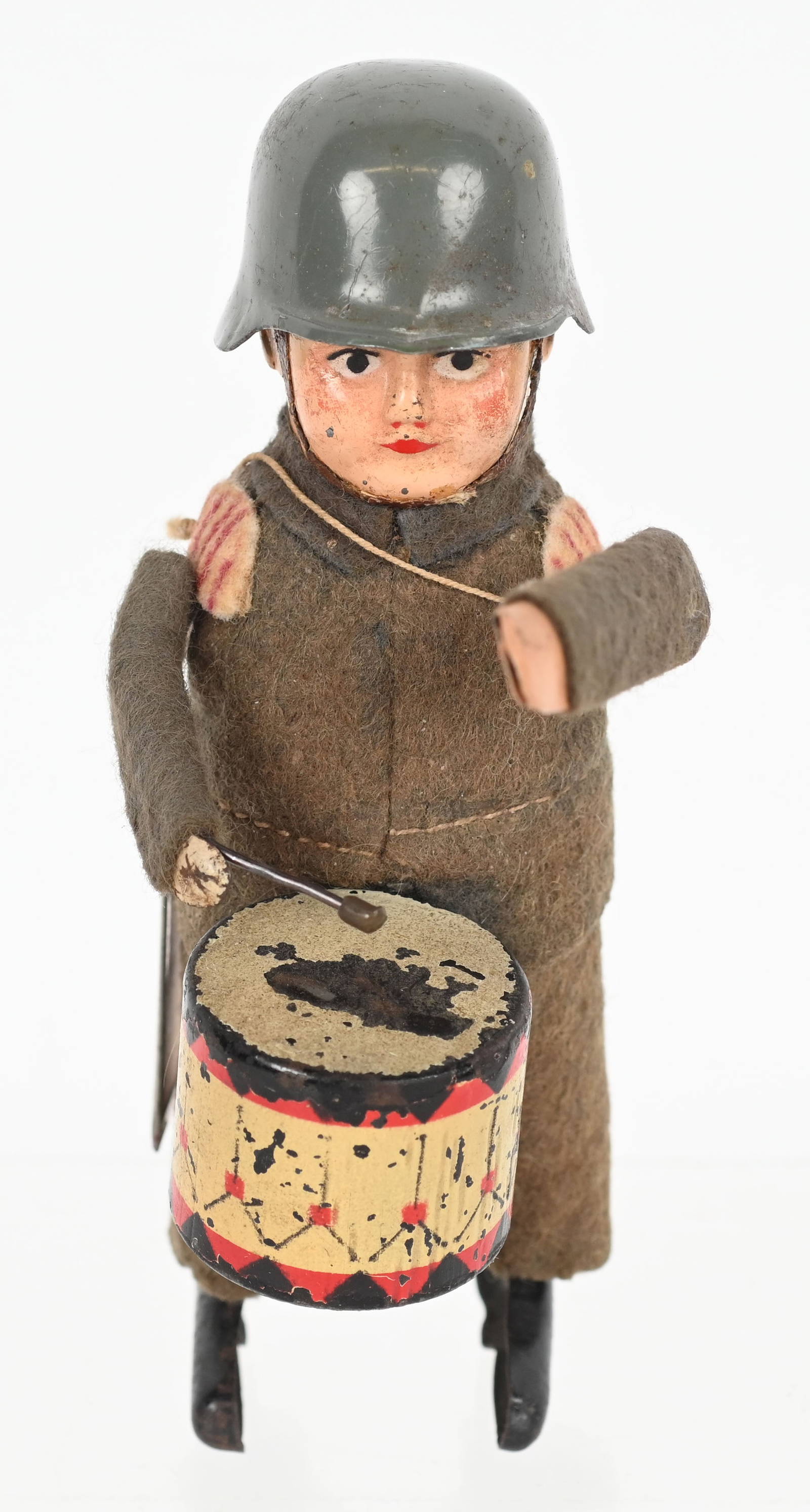 Schuco Windup German Saluting Soldier W/ Drum Auction