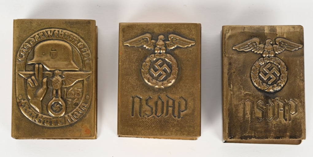 Wwii Nazi German Sa & Wehrmacht Match Safe Lot Ww2