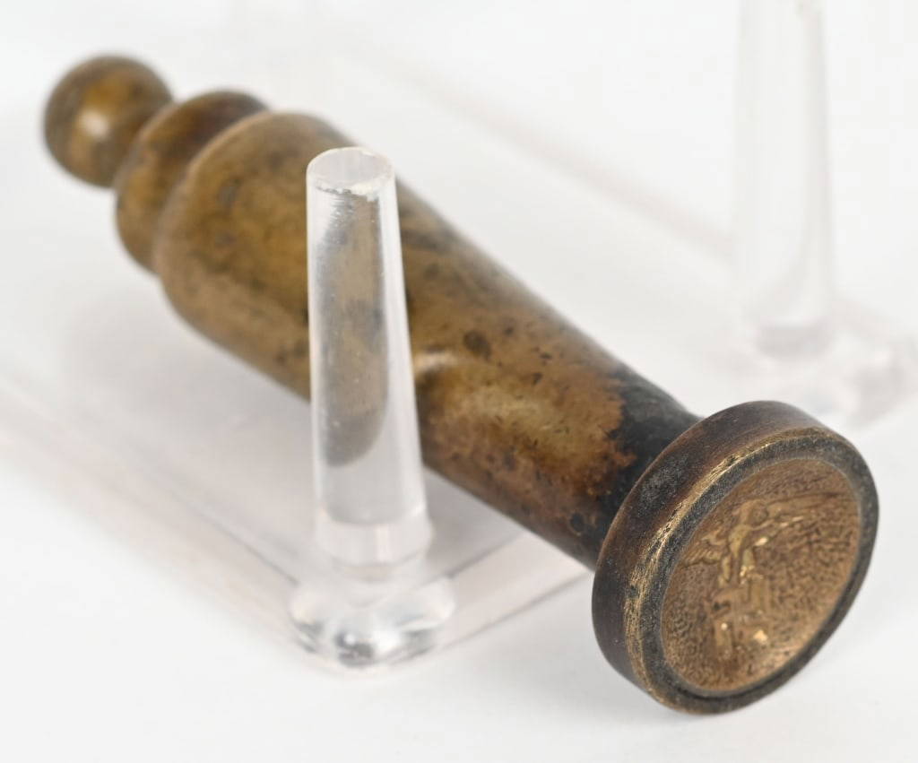 Wwii Nazi German Hot Wax Document Seal Ww2 Auction