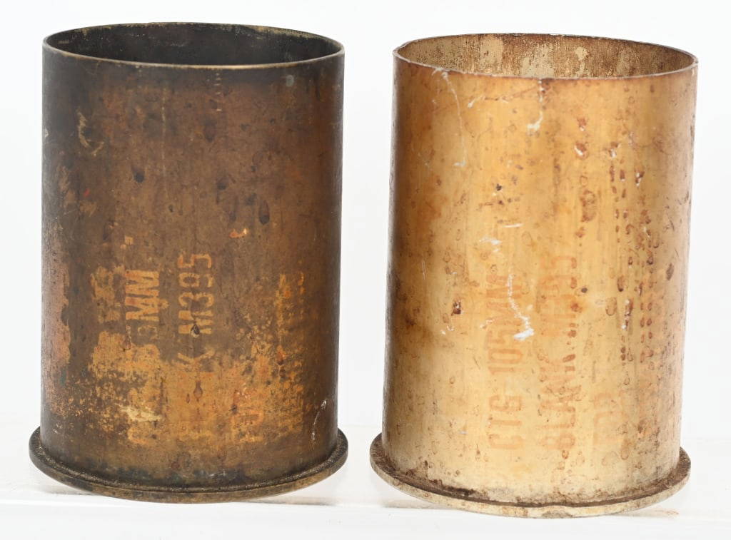 Lot Of 2 105 Mm Howitzer Shell Casings *inert* - Sep 07, 2024 ...