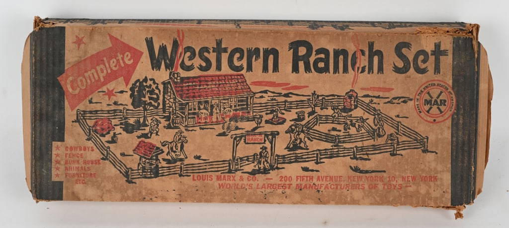 Marx Western Ranch Set Playset Auction