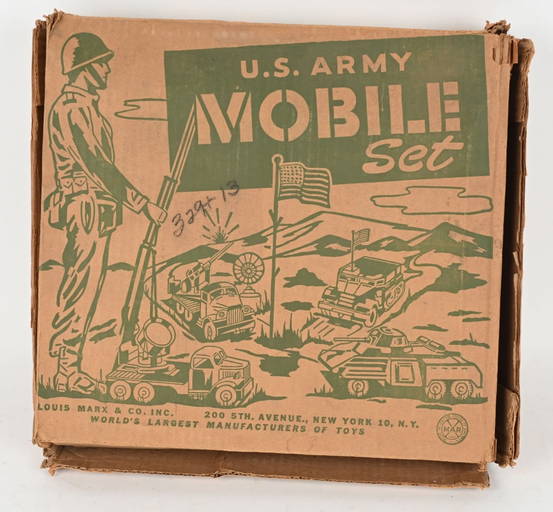 Marx Us Army Mobile Set Playset