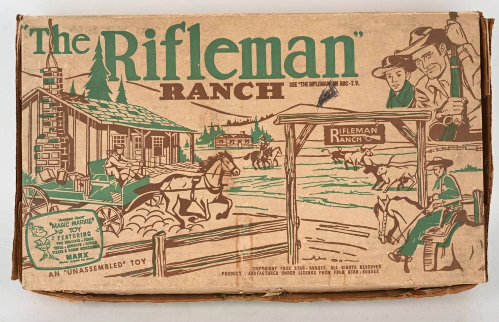 Marx #3998 The Rifleman Ranch Playset Auction