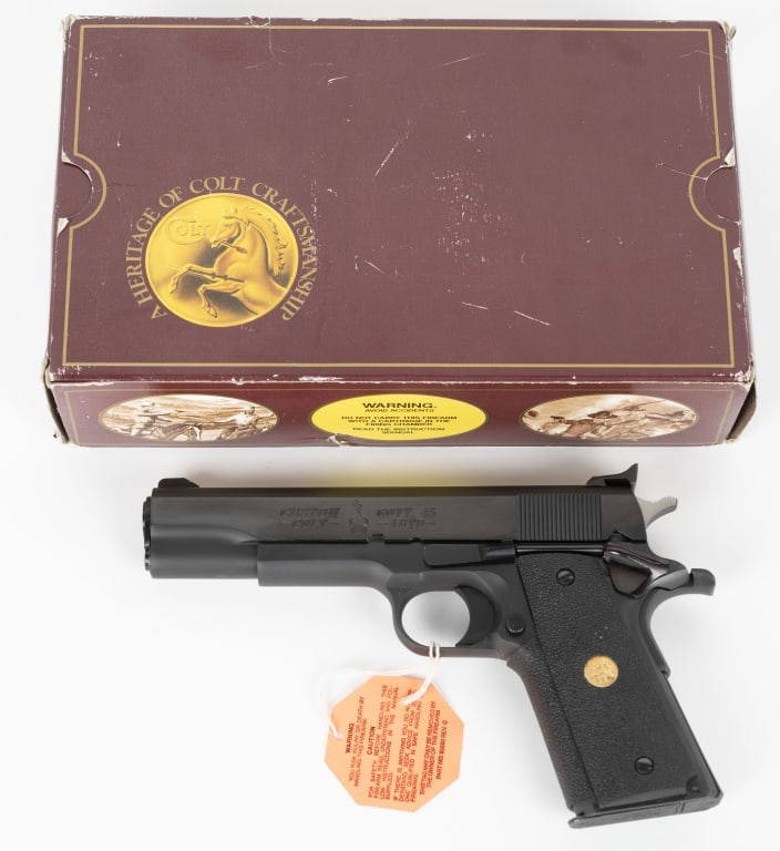 Colt .45 Custom Government Model 1 Of 1000 Boxed - Oct 26, 2024 ...