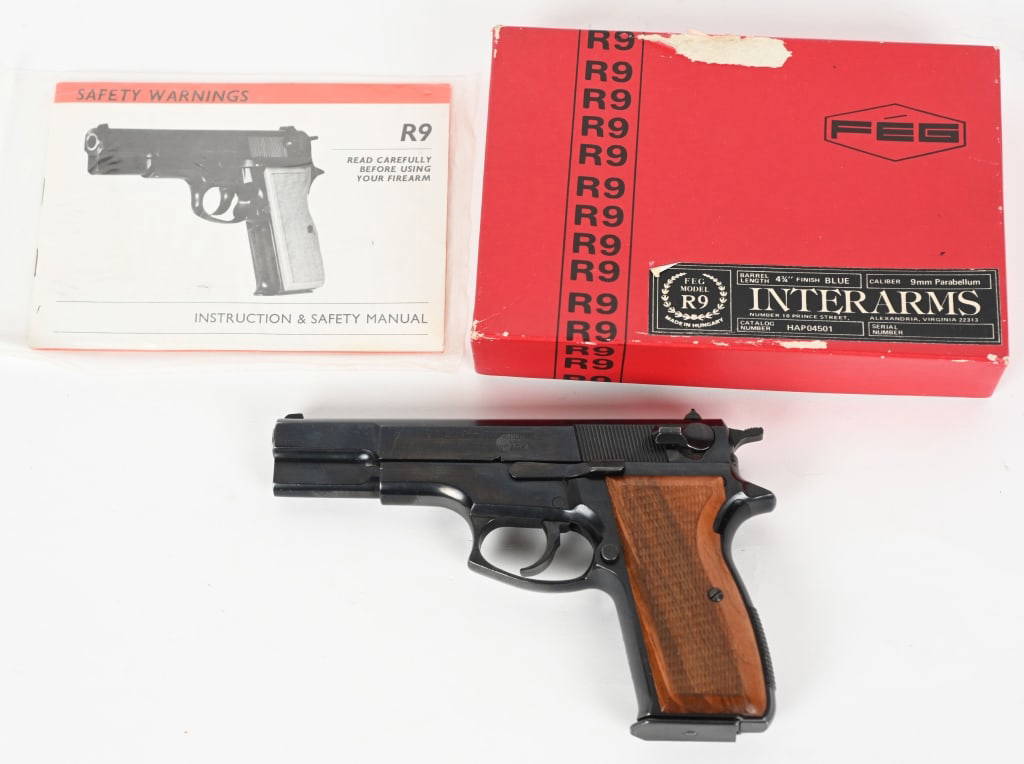 Hungarian Feg P9r Semi Automatic Pistol 9mm Luger Auction