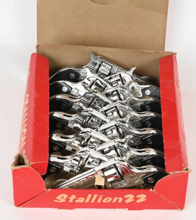Nichols Satllion 22 Cap Gun Full Store Box Of 12 Auction