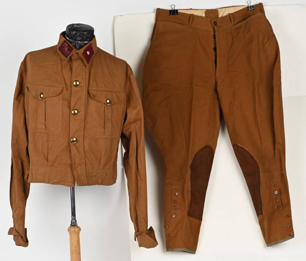 Wwii Nazi German Sa Brown Shirt W/ Breeches Auction