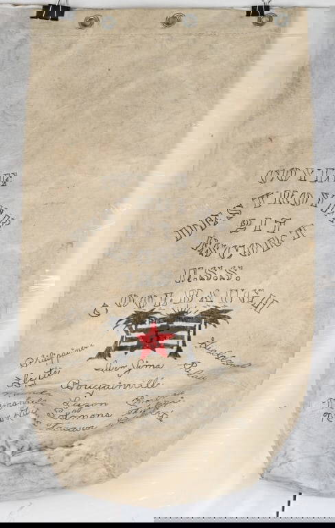 Wwii Us Navy Uss Coolbaugh De-217 Painted Seabag Auction