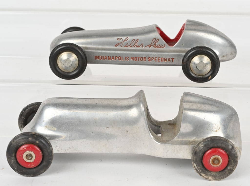 2- Aluminum Race Cars Auction