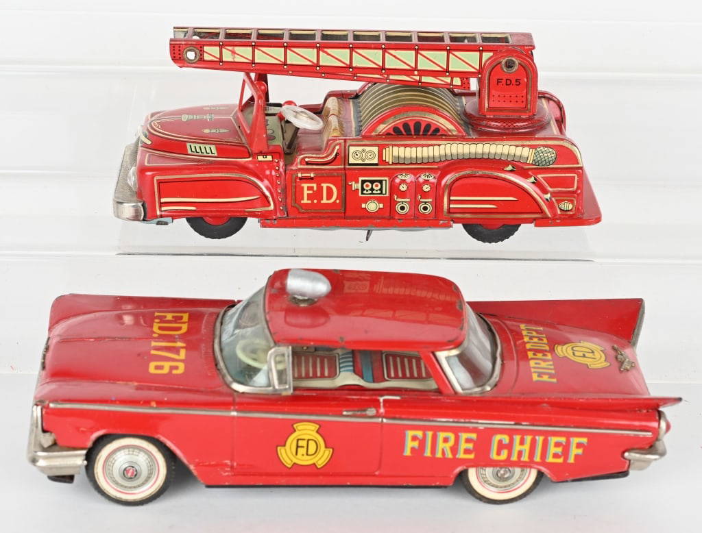 Japan Fire Chief Car & Fire Ladder Truck Auction