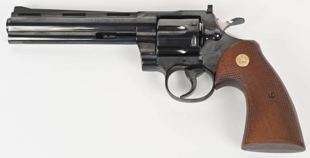 Early 1957 Colt Python Double Action .357 Revolver Auction