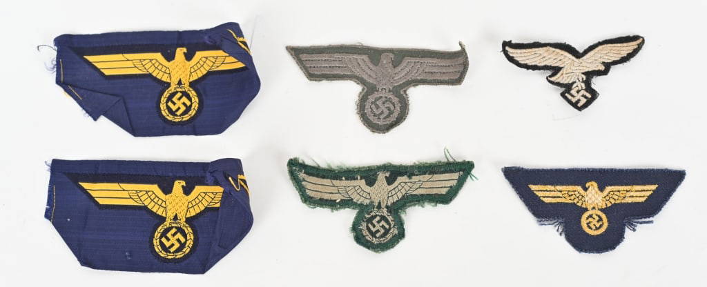 Wwii Nazi German Cloth Insignia Km Heer Luftwaffe Auction