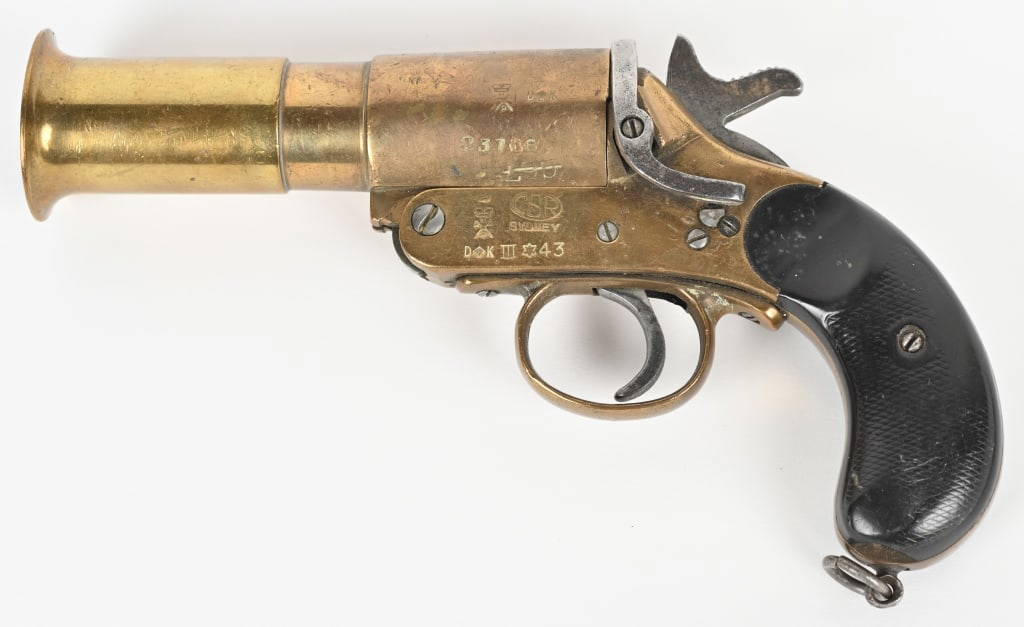 Wwii Australian Mk Iii Csr Sidney Brass Flare Gun Auction