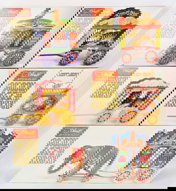 Steiff Golden Age Of The Circus Set W/ Boxes Auction