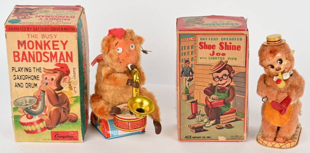 Shoe Shine Joe Monkey & Monkey Bandsman Auction