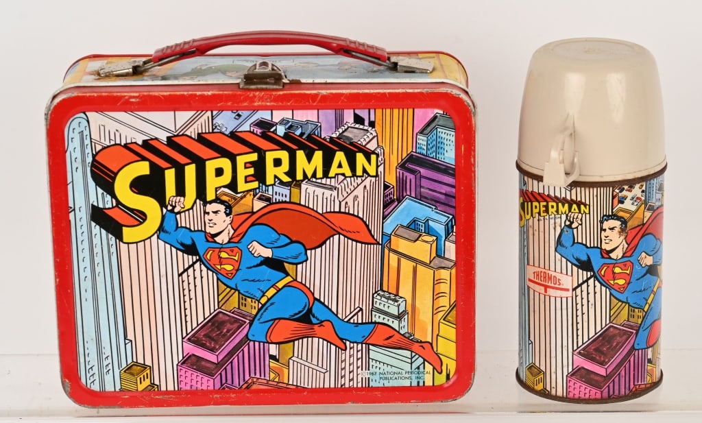 1967 Superman Lunch Box & Thermos - Jun 07, 2025 | Milestone Auctions In Oh