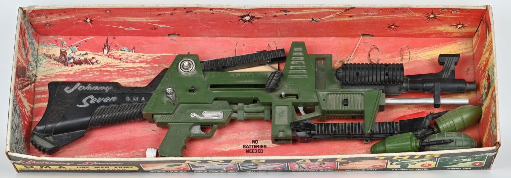 Topper Johnny Seven Oma Gun W/ Box Auction