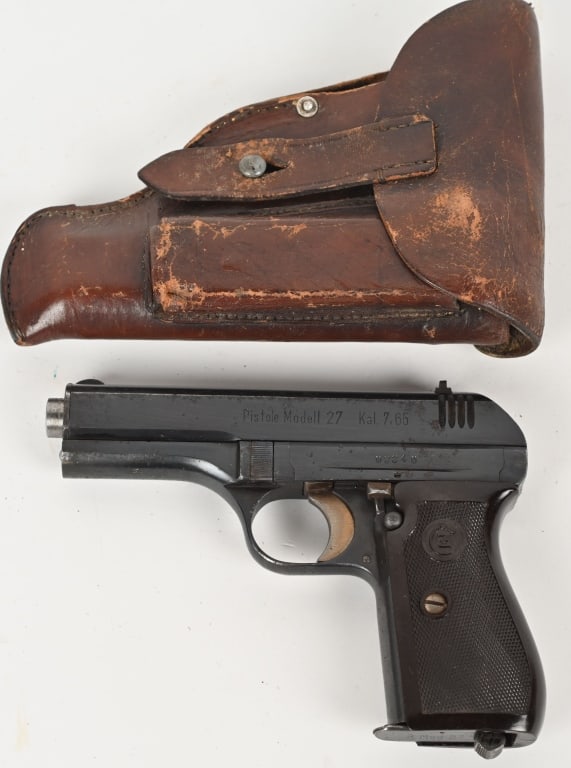 Nazi Cz Pistole Model 27 Semi Auto Pistol - Jun 28, 2025 | Milestone ...