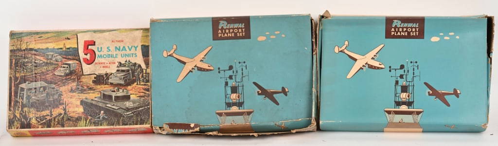 3- Renwal & Pyro Toy Sets Auction