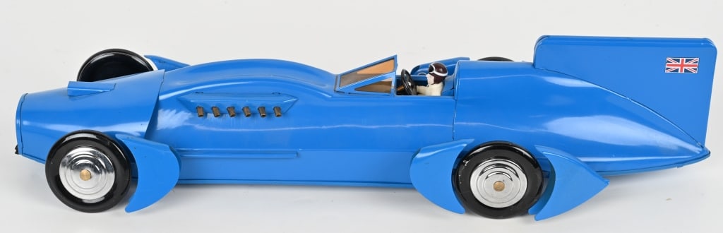 Tin Windup Bluebird Race Car Auction