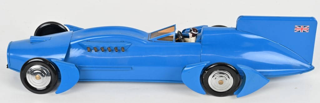 Tin Windup Bluebird Race Car Auction