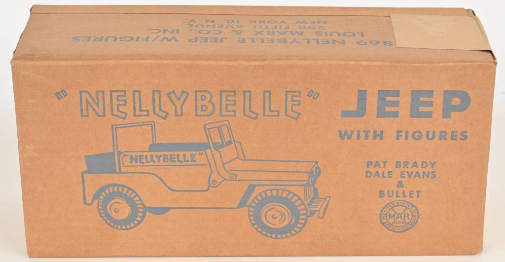 Marx Roy Rogers Nellybelle Jeep Mib Auction