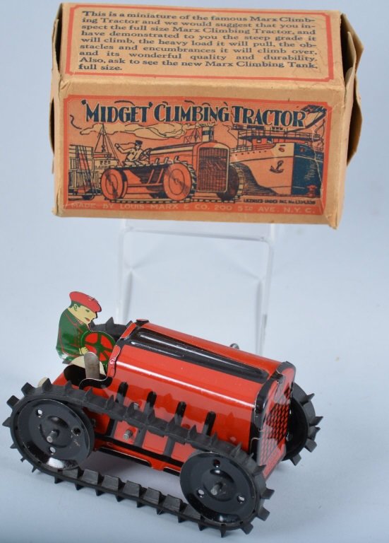 MARX TIN WINDUP MIDGET CLIMBING TRACTOR w/Box - Oct 18, 2014 ...