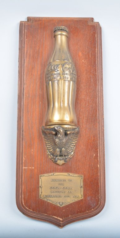 Coca Cola Bottle Award, 1920's