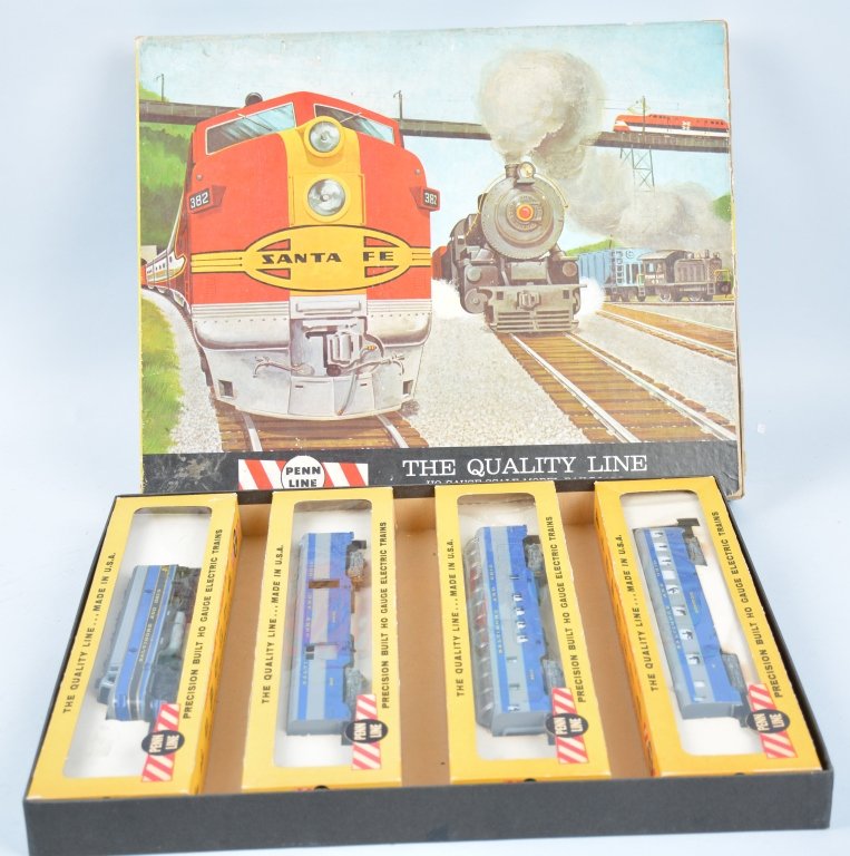 Penn Line HO Scale BALTIMORE and OHIO TRAIN SET w/