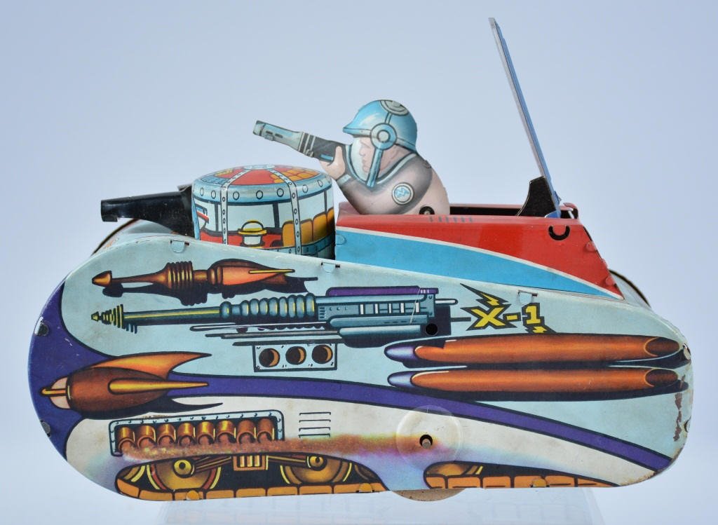 MARX Tin Windup REX MARS PLANET PATROL TANK