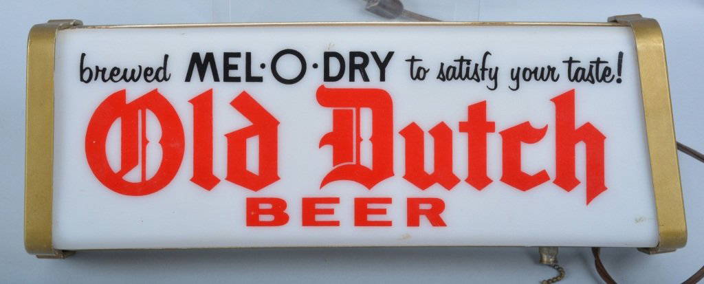 Old Dutch Beer Lighted Sign
