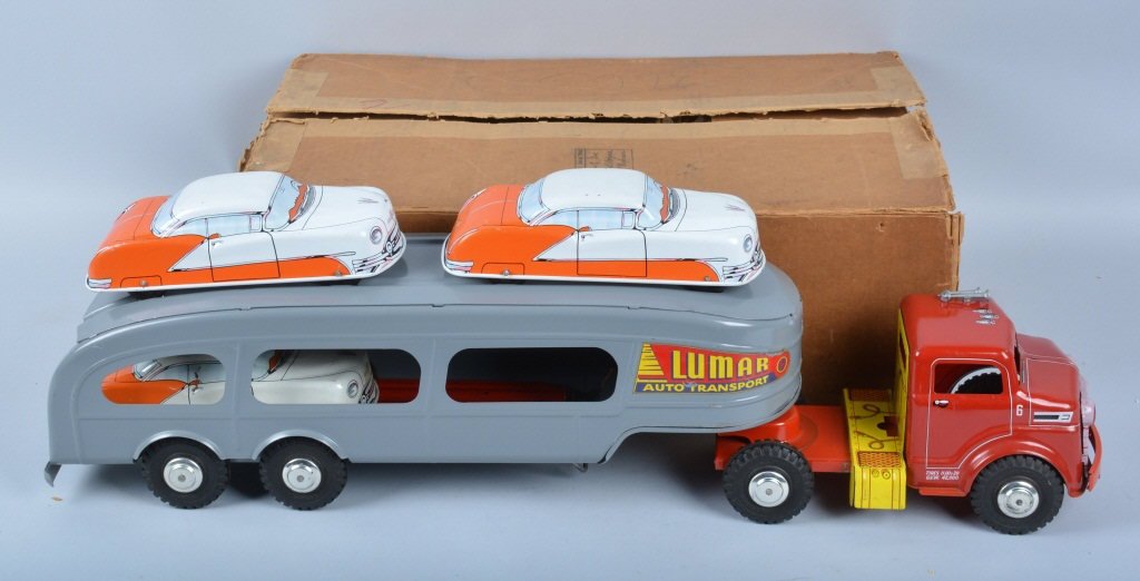 MARX Pressed Steel LUMAR AUTO TRANSPORT : Lot 0148