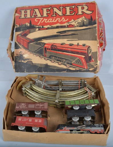 HAFNER FREIGHT TRAIN SET w/ BOX - May 23, 2015 | Milestone Auctions in OH
