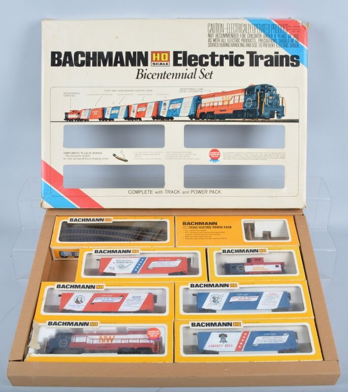 BACHMANN HO BICENTENNIAL TRAIN SET w/ BOX