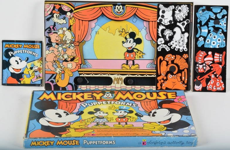 MICKEY MOUSE PUPPET FORMS w/ BOX - Jul 11, 2015 | Milestone Auctions in OH