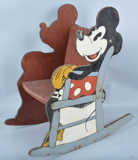Vintage Mickey Mouse Rocking Chair