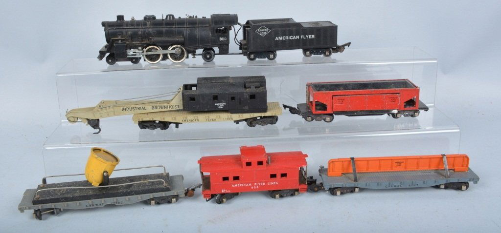 American Flyer Engine #300 & 5 Cars